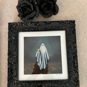 Ornate Black Lacquer Picture Frame Vintage Victorian Gothic Style A4 A3 ...