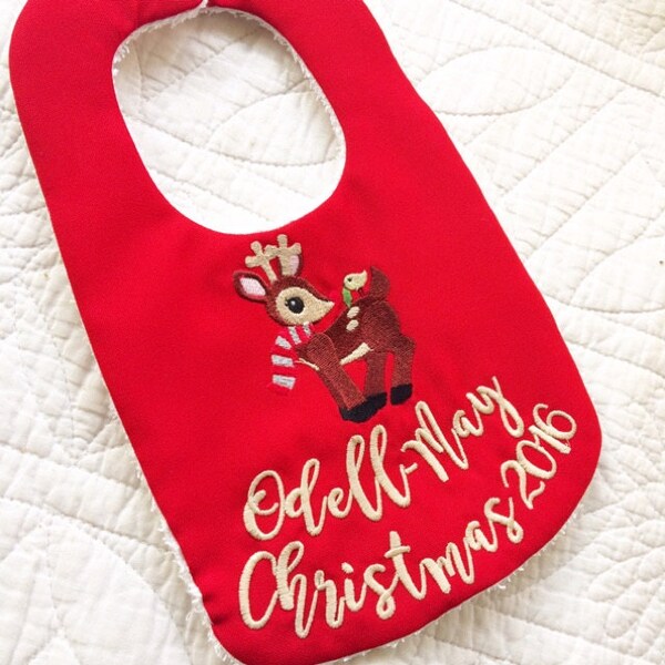 DIGITAL FILE for 3 Sizes Adorable Large ITH Hoop Baby Bibs Project ...