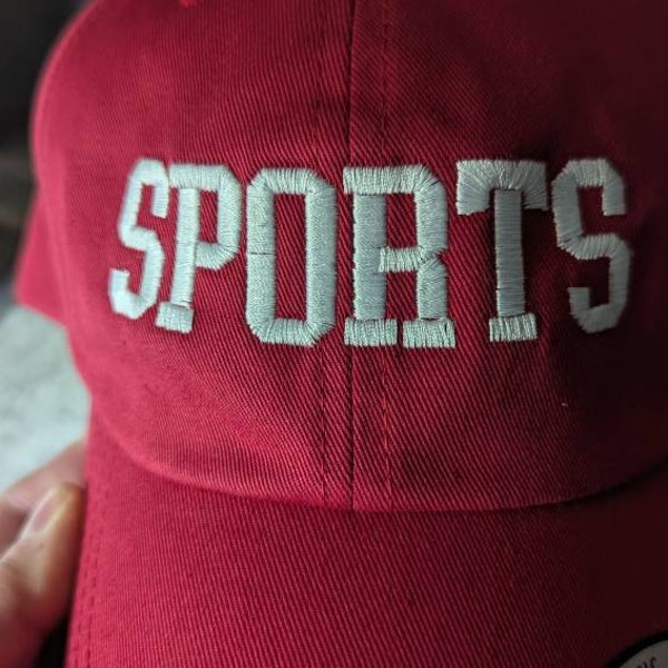 Sports Red Embroidered Adjustable Hat, Norm Macdonald That Show Cap ...