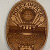 Wooden Des Moines IA Police Badge or Patch Ornament - Etsy
