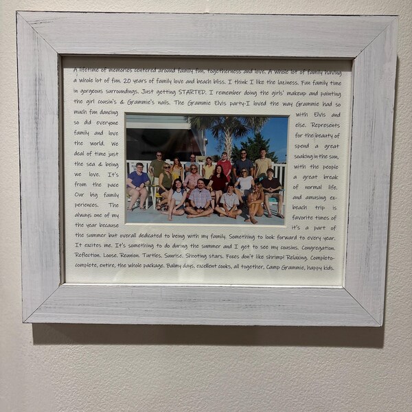 11x14 Custom Picture Mat - Any Quotes, Text, Names, Dates - Etsy