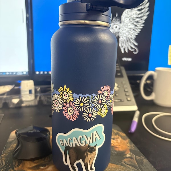 Merv the Cat Vinyl Sticker 2-pack / Mervthecat / Cat Sticker / Funny ...