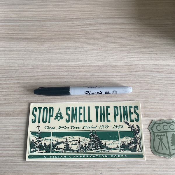 Civilian Conservation Corps Sticker Set + Bumper Sticker CCC - Etsy