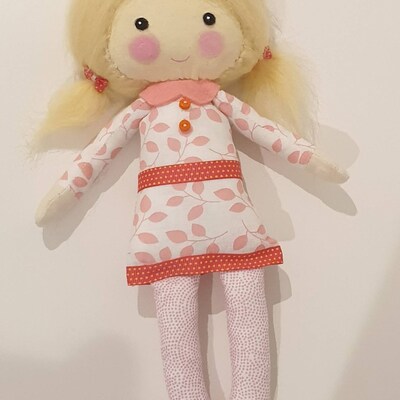 Rag Doll Pattern PDF, Cloth Doll Pattern, Make Your Own Rag Doll - Etsy