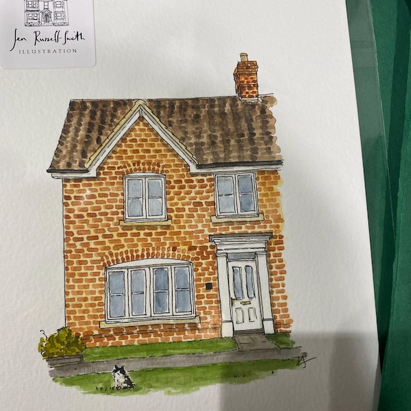 Personalised Building Art: Multiple House Portrait of Your 'house Story ...