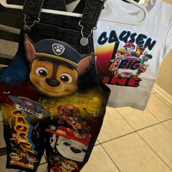 Custom Overalls Set, Character Inspired, Birthday Outfit - Etsy