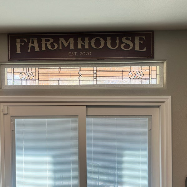 Farmhouse Wood Sign, Personalized Established Date Gift, Custom ...