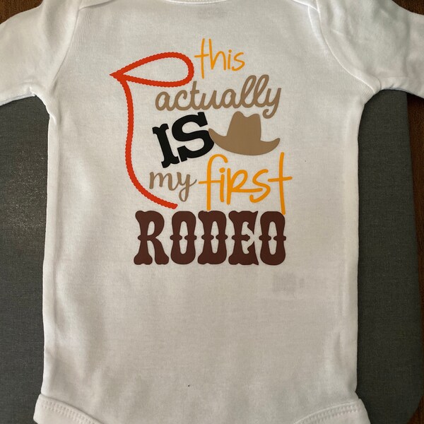 This Actually is My First Rodeo SVG DXF EPS and Png Files for Cutting ...