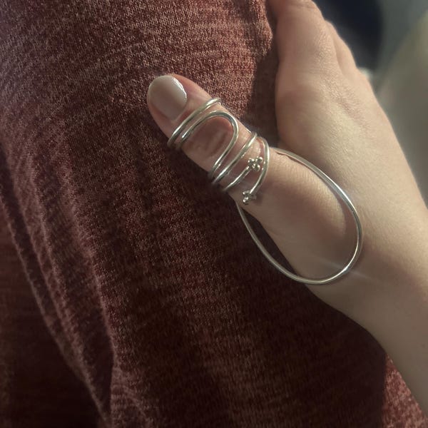 Buddy Splint Ring, Double Buddy Rings, Rheumatoid Arthritis Buddy ...