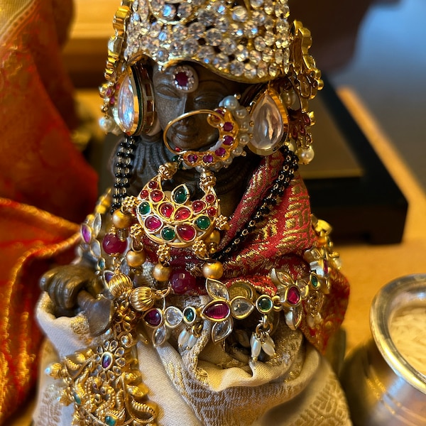 Kemp Stone Temple Jewellery | Ethnic Designer Wear Jewellery Gold ...