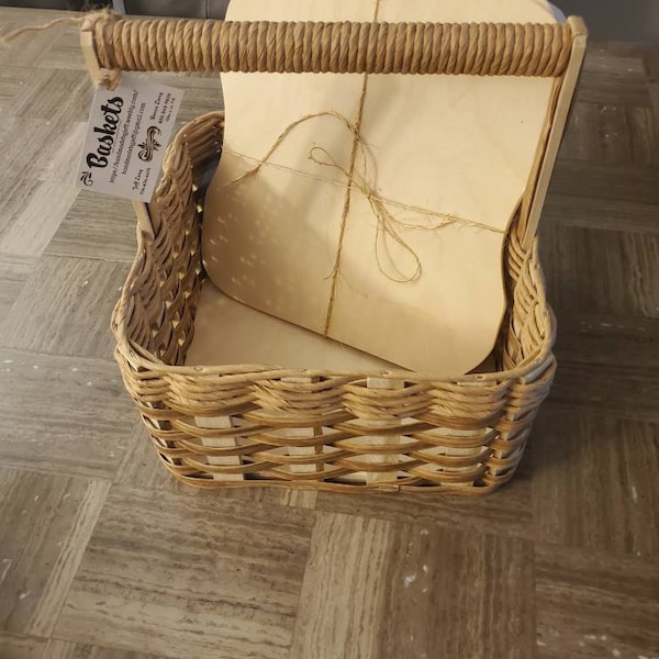Handmade Double Pie Carrier Basket - Etsy