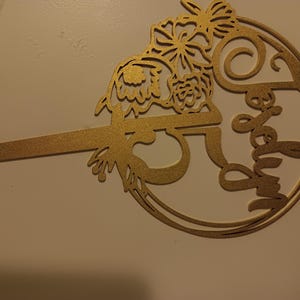 Fairy Cake Topper, Scroll Cake Topper, Magical Birthday Cake Topper ...