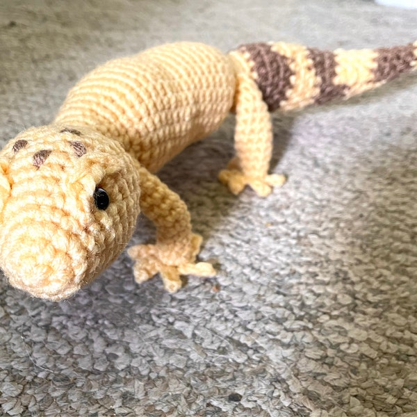 Leopard Gecko Lizard Small Pattern - Etsy