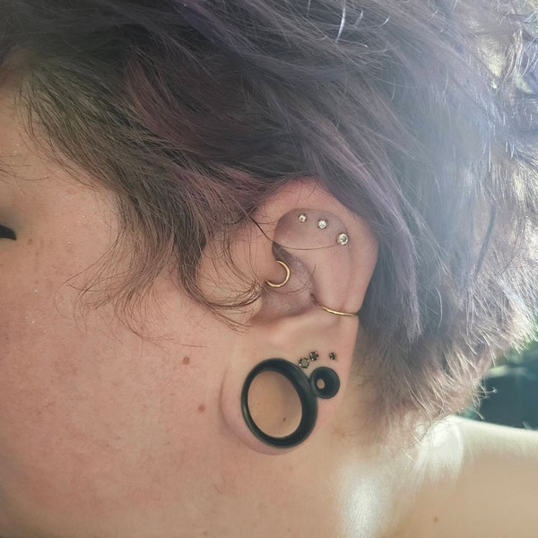 NEW ‣ Dido 14K Solid Gold Bead Charm Double Chain Attachment • 14K Gold ...