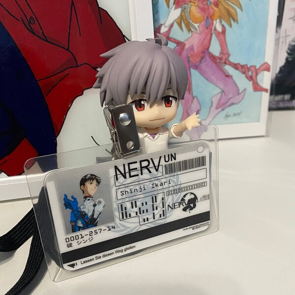 Neon Genesis Evangelion Inspired NERV ID Badge. Costume Cosplay Prop ...