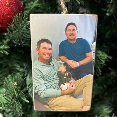 Polaroid Style Wood Photo Block custom Wood Polaroid Style Photo 5x7 ...