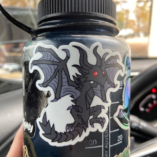 Skyrim Dragon Stickers - Alduin - Paarthurnax - Skyrim Stickers ...