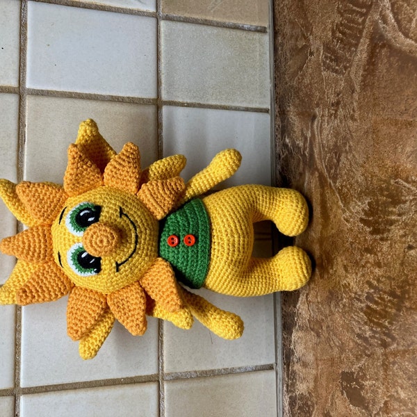 Crochet Pattern Doll Funny Sun. Tutorial Doll Sun in English in PDF ...