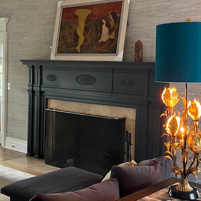 Sax Teal Gold Drum Lampshade-lamp Shade Lampshade-custom Made-to-order ...