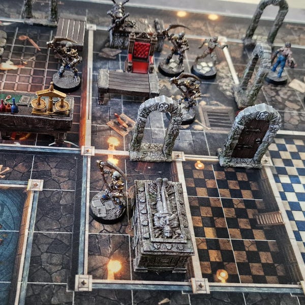 Heroquest Mat - Playmat Custom, Dnd Battle Map for Tabletop Gaming ...