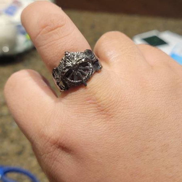 Ring of Legend Lucii, Handmade Final Fantasy Ring, Regis Lucis Caelum ...