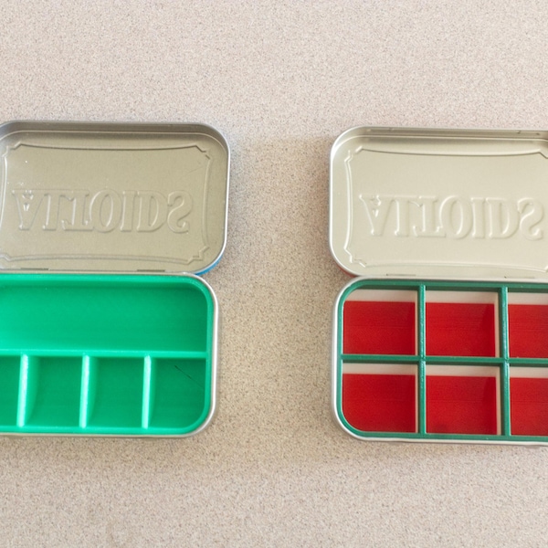 Lot of 10 #6 Seven Star Altoids Tin Tray Insert Organizer Art Palette ...