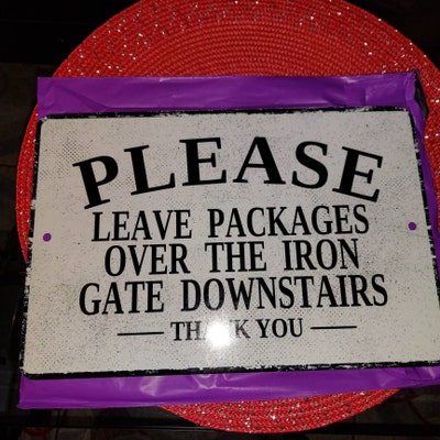 Please Leave Door Open Thank You Sign Indoor or Outdoor Metal Wall Art ...