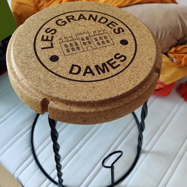 XL Champagne Cork Wire Cage Stool/side Table, 35% OFF +custom4free - Etsy