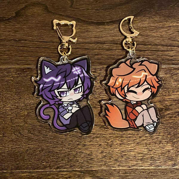 TMF - Animal Milly, Luke, Zander, & Drew // Epoxy Charms - Etsy