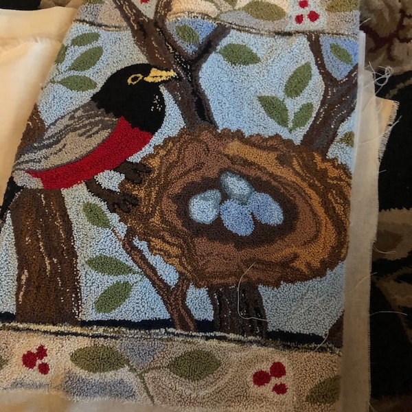 The Old Tattered Flag "farm Friends Large" ULTRA PUNCH NEEDLE Pattern Cow Sheep Pig Chicken ...