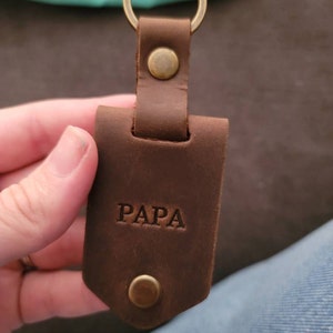 Man Accessory Leather Keychain With Photo, Personalized Gifts for Him ...