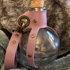 Leather and Glass Potion Bottle With Lanyard Hook - Etsy