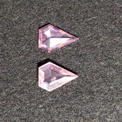 Natural Chrysoprase Gemstones Rhombus Shape Cabochons Faceted Rose Cut ...