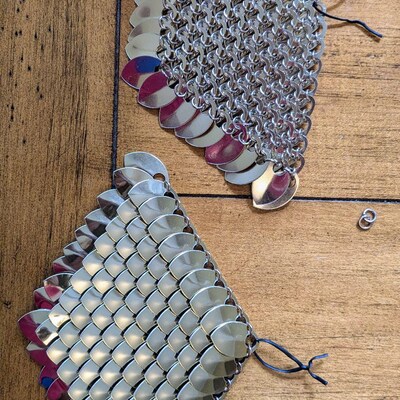 TUTORIAL How to Make Scale Mail Cape - Etsy