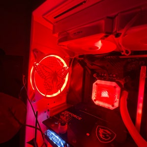 Butterfly Gaming Computer Fan Shroud/ Grill /cover Custom 3D Printed ...