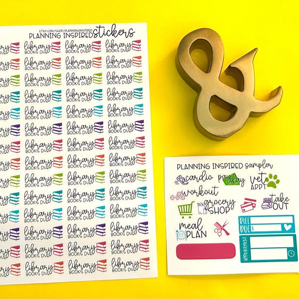 Printable School Stickers, Printable Planner Stickers, School Planner ...