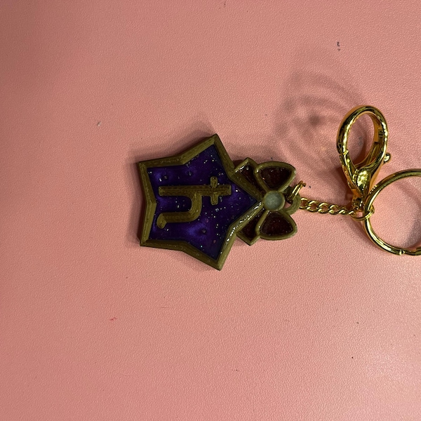 D.va Pendant Keychain Overwatch 3d Print Keyring Gold Pink Geek Gamer ...