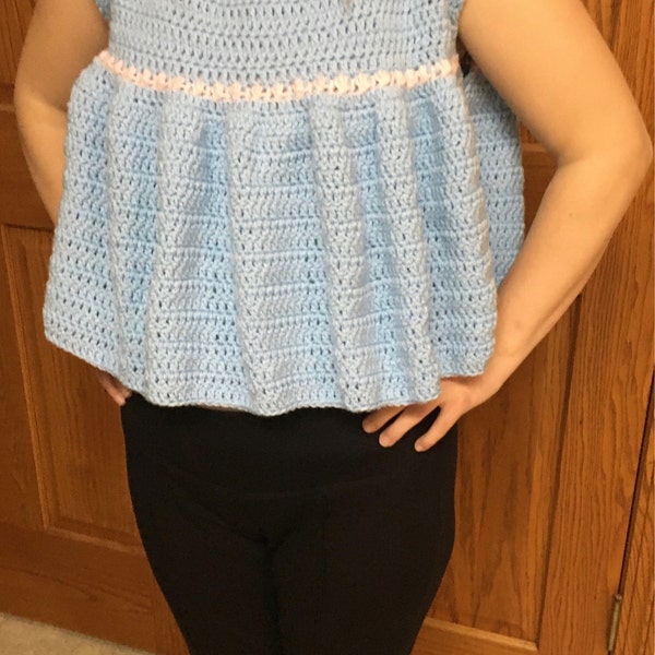 Peasant Style Top Crochet Pattern - Etsy