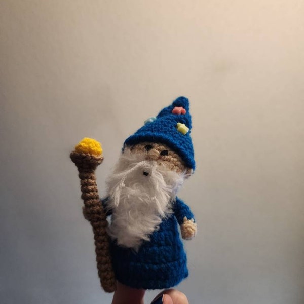 Wizard Finger Puppet Wizard Toy Merlin Wizard Gift Gandalf Plush Wizard ...