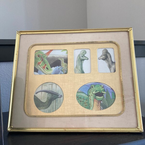 1954 "tyrannosaurus" by William Scheele in Black Custom 11x14 Mat ...