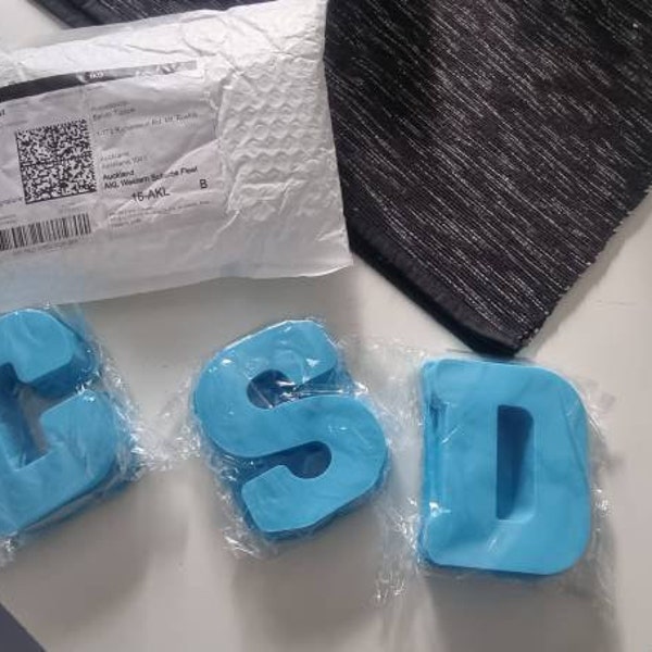 Jumbo 4'' & 7'' Inch Alphabet Mold ,large Letters Silicone Mold, Large ...