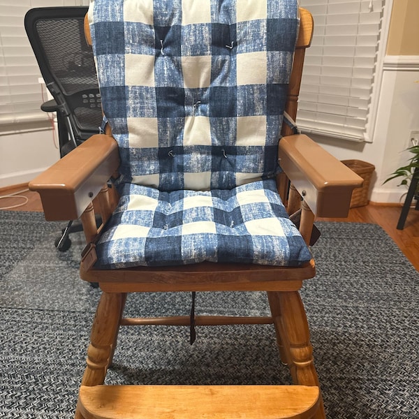 Custom Highchair Cushion, Vintage Wooden Highchair Pad - Etsy