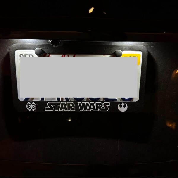 UCLA ALUMNI Black Metal Custom Made License Plate Frame + Screw Covers ...