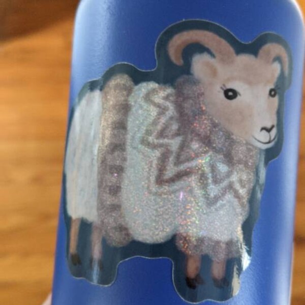 Possum Queen or King of the Trash Shiny Sticker. Cute Opossum Princess ...