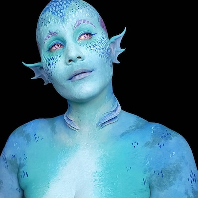 Mermaid Gills pair / Silicone Prosthetics / Latex Free / SFX Makeup ...