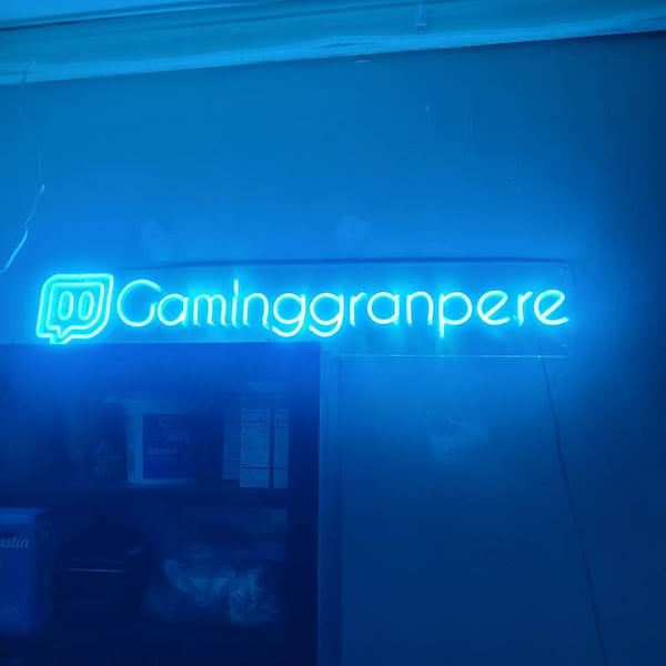 Your Gamer Tag Neon Sign, Gamer Tag Light Neon, Gamer Tag Led Sign ...