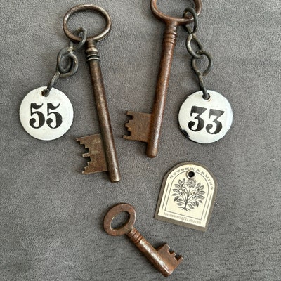 Antique French Number Plaques - Etsy