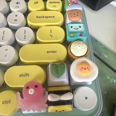 Cartoon Keycap Kawaii Mechanical Keyboard Pink Keycap - Etsy