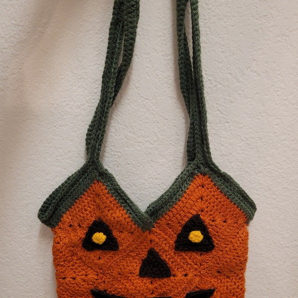 PATTERN- Jack-o-lantern Crochet Bag - Etsy