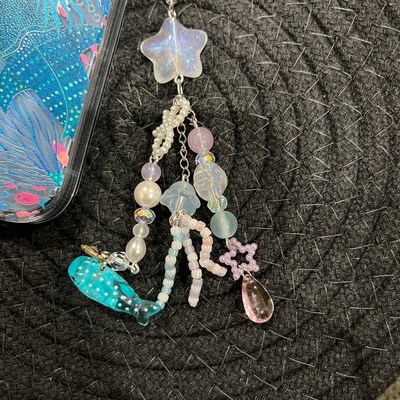 Sea/ocean Collection Beaded Keychains Cute, Aesthetic, Pretty, and Flow ...